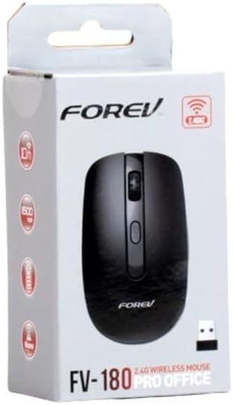 Wireless Mouse Fv-180 With Mini Receiver, Plug Play, Power-Saving, Res ...